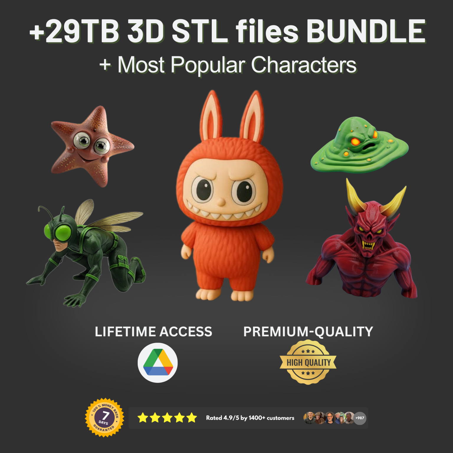 +30TB 3D STL files BUNDLE – 3D STL Pack