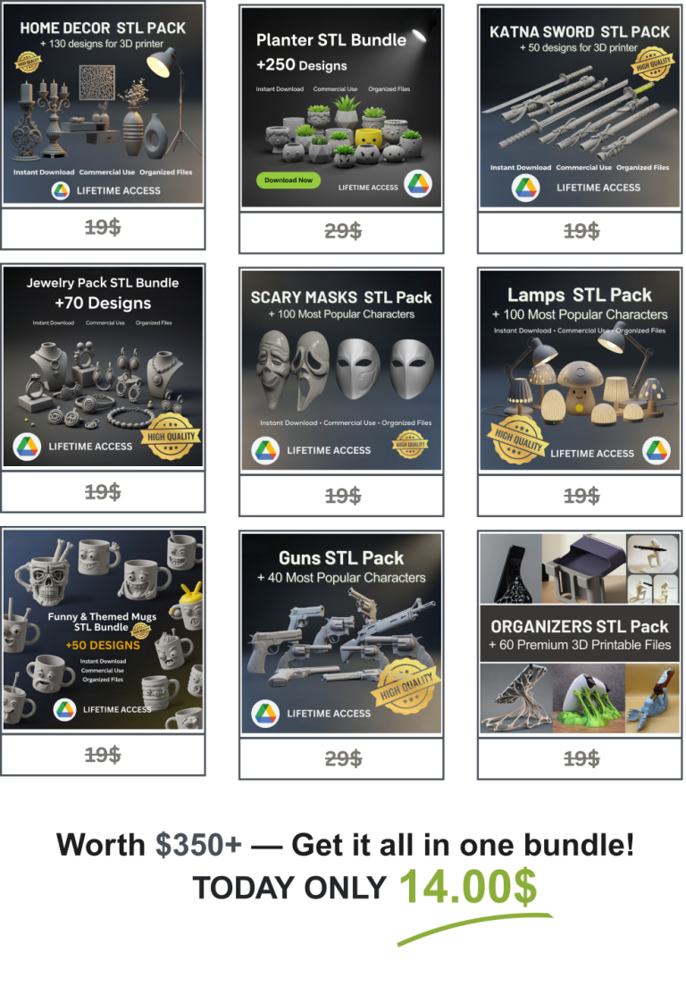 3D STL Pack